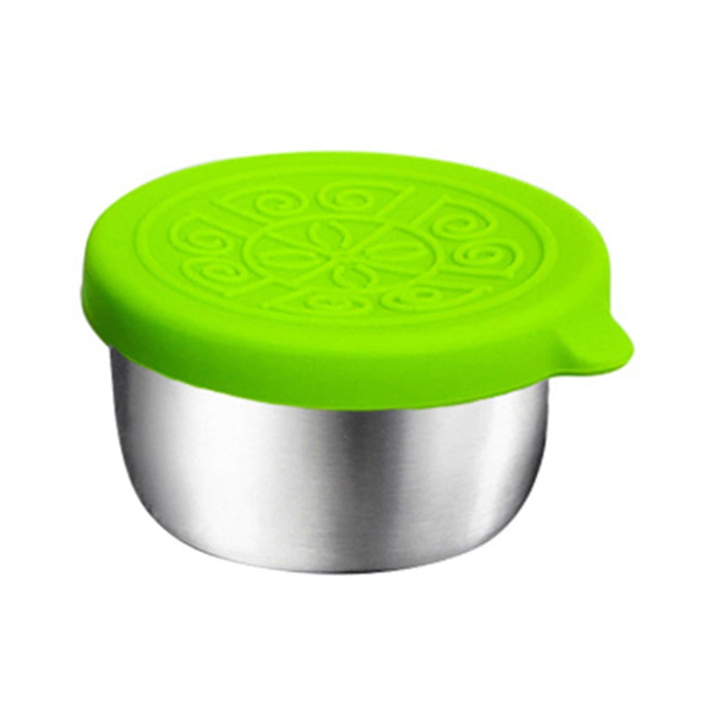 Necvior Stainless Steel Condiment Container with Lid Sealing Dipping ...