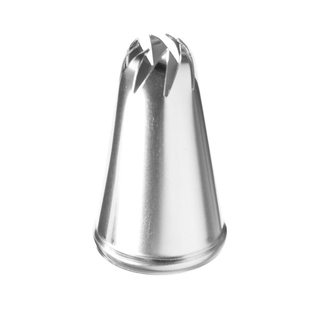 Necvior Stainless Steel Eight Teeth Drop Rose Flower Icing Piping Tips ...
