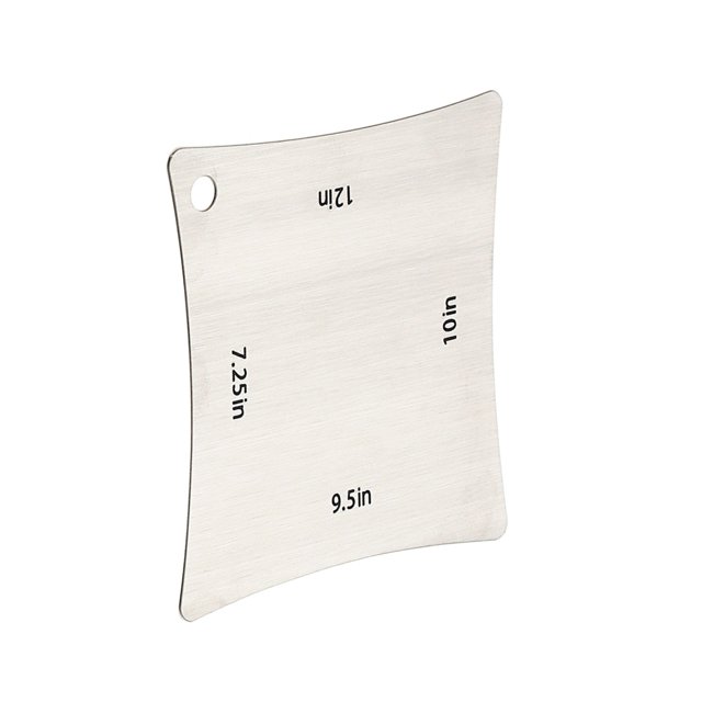 Necvior Stainless Steel Guitar Fretboard Radius Gauges Fingerboard ...