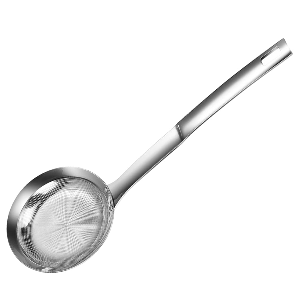 Necvior Stainless Steel Sieve Ladle -Perfect for Straining Broths ...