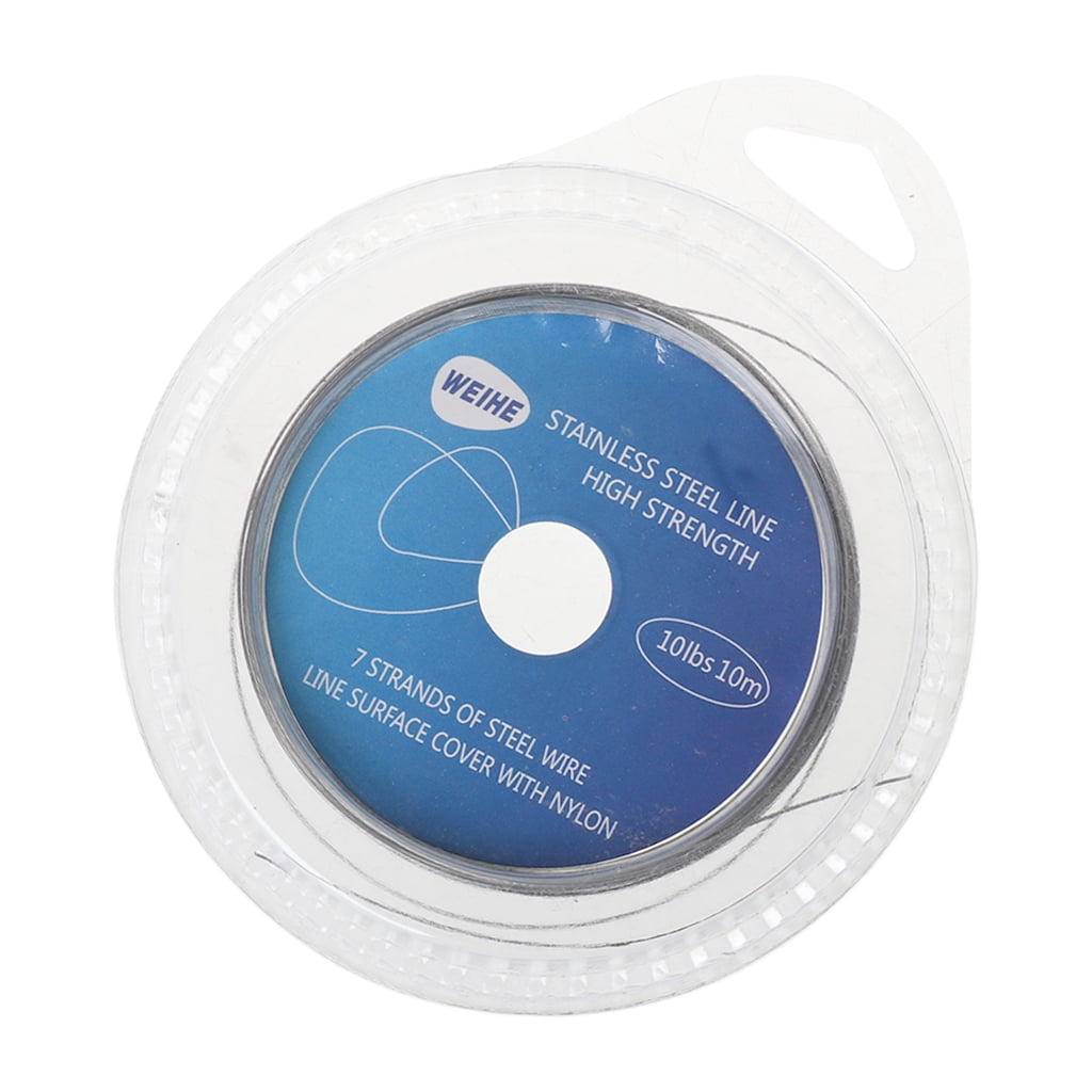 Necvior Stainless Steel Wire Lures Leader Trace Fishing Lines ...