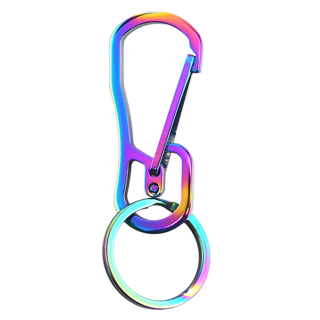 Necvior Stainsless Steels Carabiner Keychains Belt Clip Key Holder ...