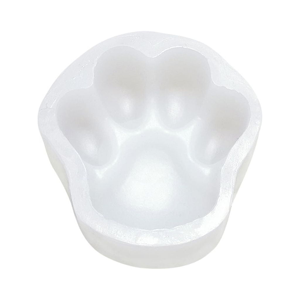 Necvior DIY Dog Paw Shape Epoxy Silicone Mold Dog Paw Shape Resin ...