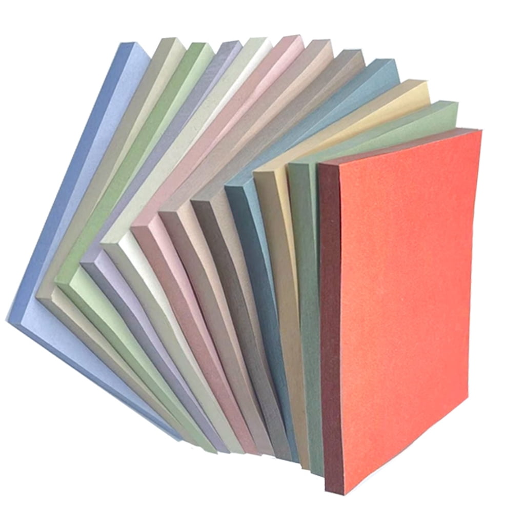 Necvior Sticky Notepads 3x3Inch Colored Note Paper Pocket Writing Pad ...