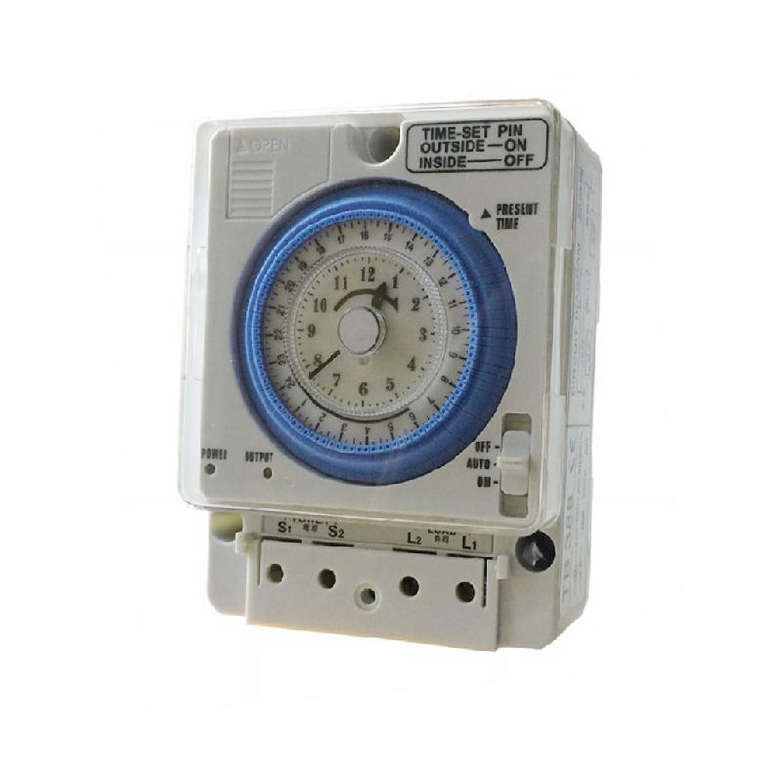 Necvior TB388 Mechanical Timer 100-240V 15A 24H 96 Settings 15 Minutes ...