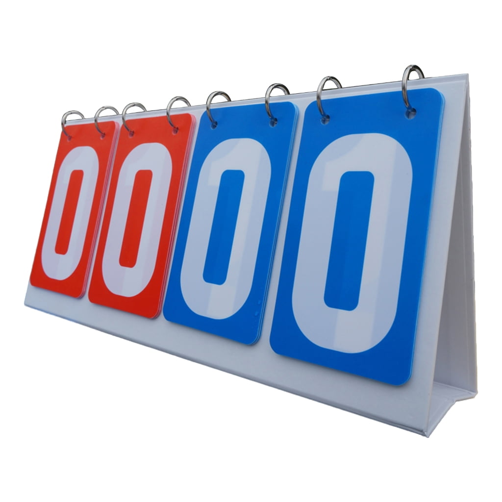 Necvior Tabletops Scoreboard Flippers MultiSport Score Flip Scoreboard ...