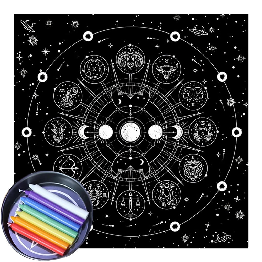 Necvior Tarots Table Altar Cloth Board Game Mat Divinations Altar ...