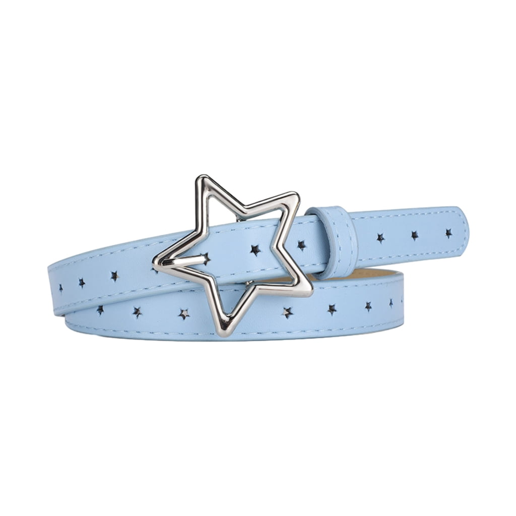 Necvior Teens Waist Belt with Alloy Star Buckle Light Luxurious ...
