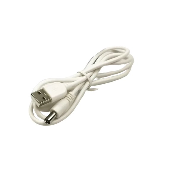 Necvior Travel USB Male to 5.5mmx2.1mm Charging Wire Line for LED Light ...