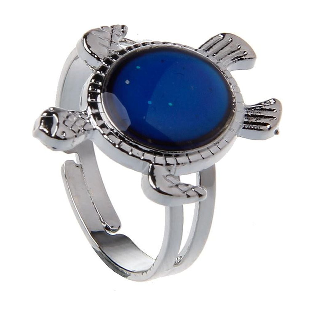 Necvior Trendy Emotion Feeling Temperature Rings Magic for Turtle Color ...