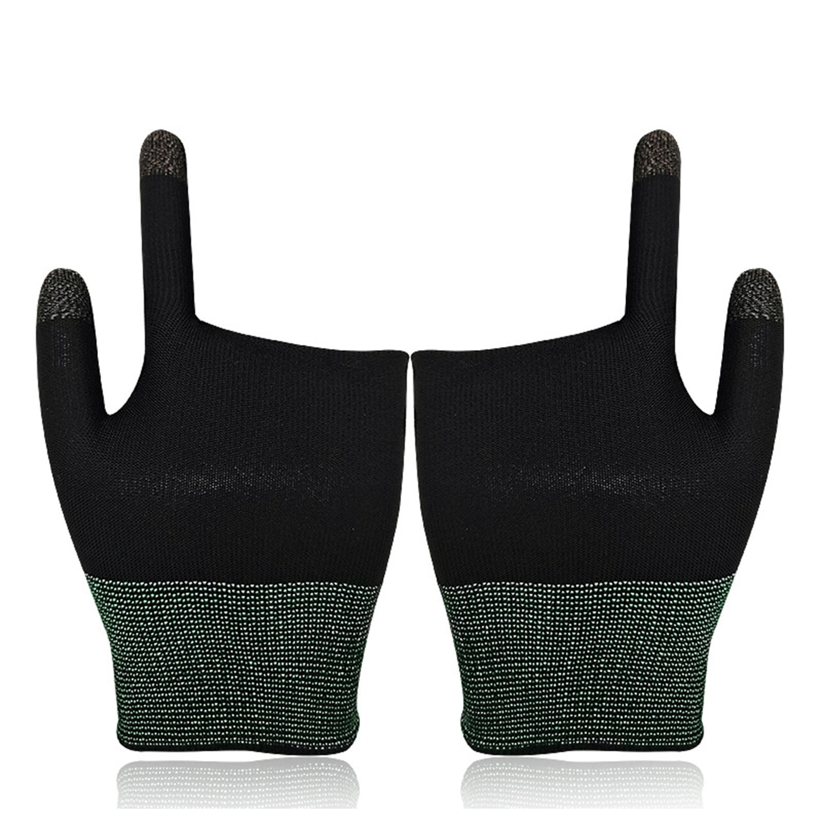 Necvior Two-finger Gaming Finger Sleeves Seamless Mobile Game Gloves ...