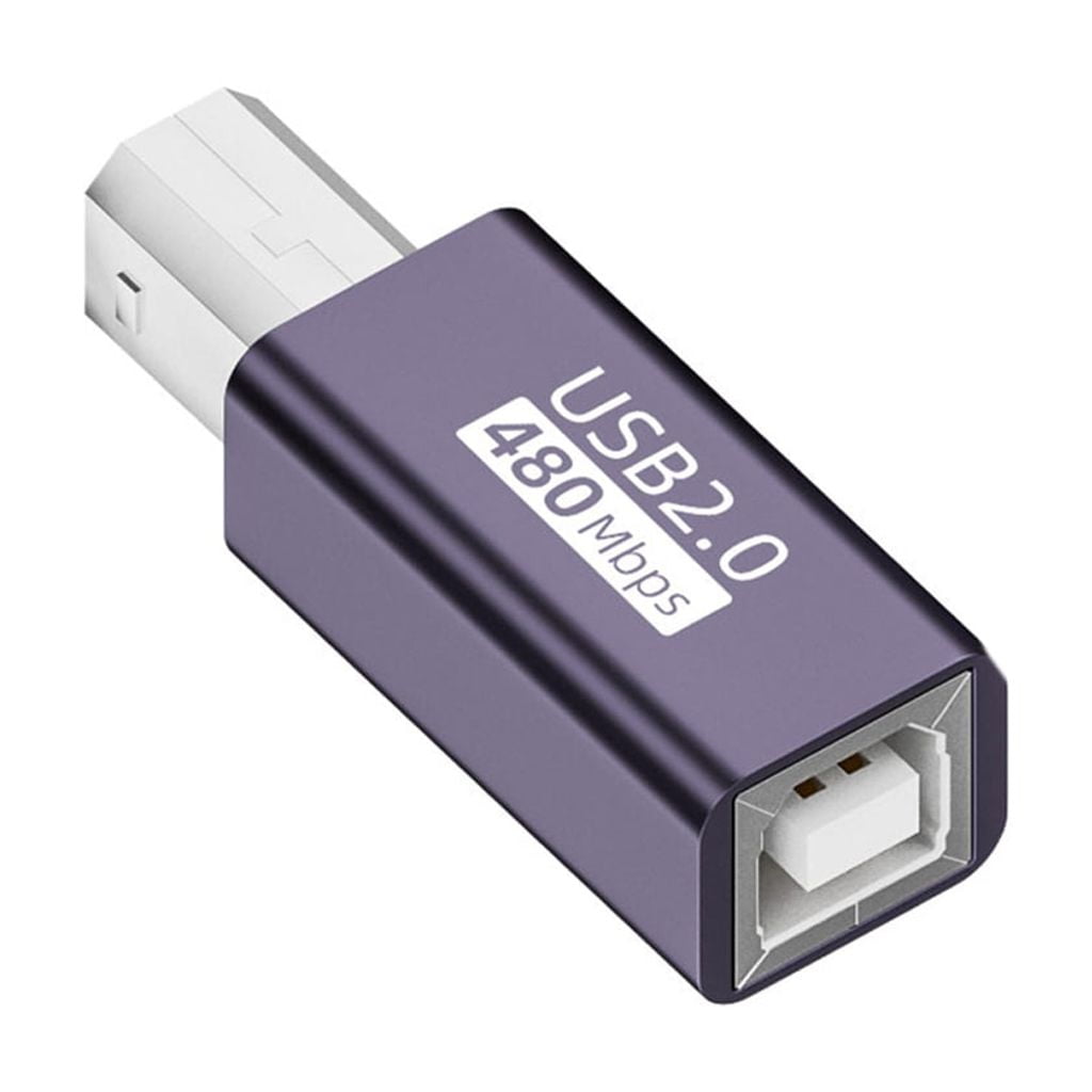 Necvior USB B Conversion Adapters Female to Male Connectors Converters ...