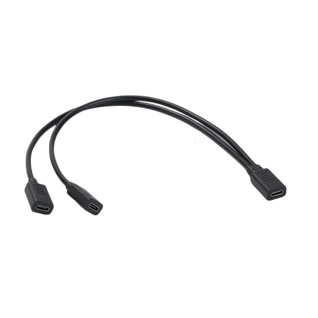 Necvior USB C Splitter Cable USB Type C Female to Female Splitter ...