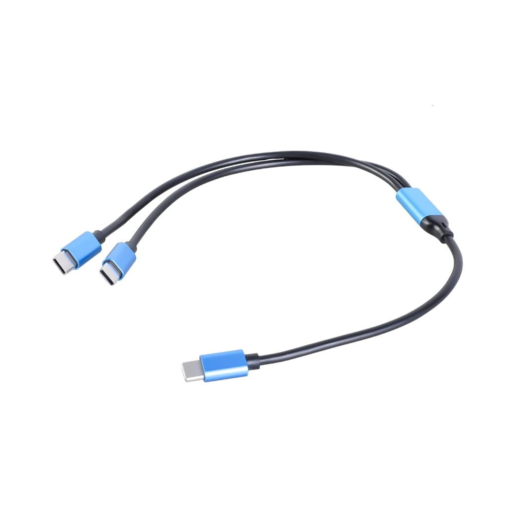 Necvior USB C To Type C And Type C Splitter Cable For Fast Charging And ...