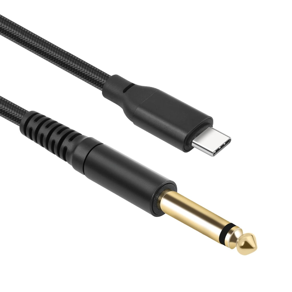 Necvior USB C to 6.35mm 1/4 Stereo Cable Type C to 6.35mm Guitar ...