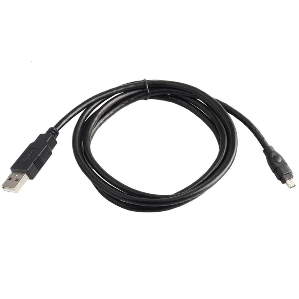 Necvior USB Male to Firewire IEEE 1394 4Pin Adapter Cord Printer ...
