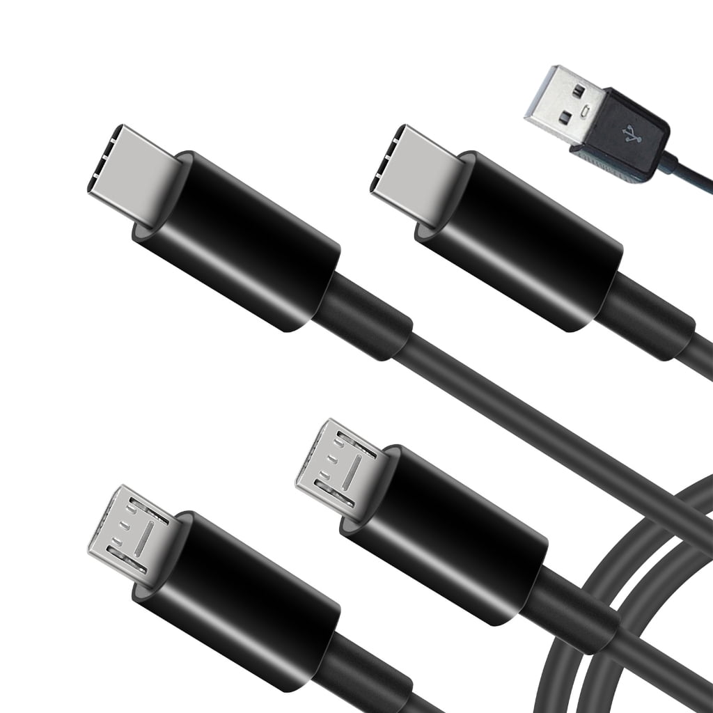 Necvior USB to Double Type-C and Dual-micro USB Charging Cable Cord for ...