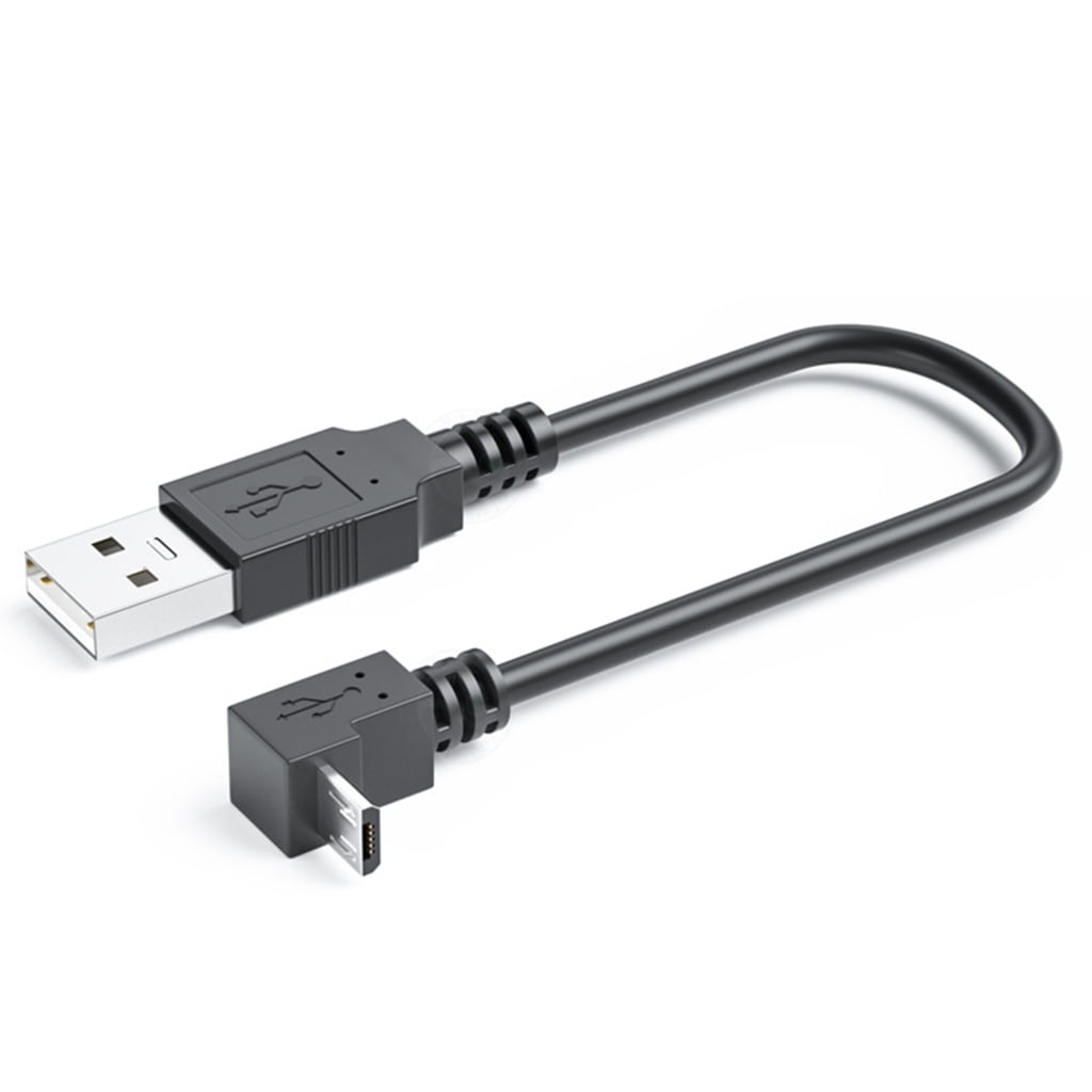 Necvior USB2.0 to Micro USB Cable Cord 90 Degree Right Angled Connector ...