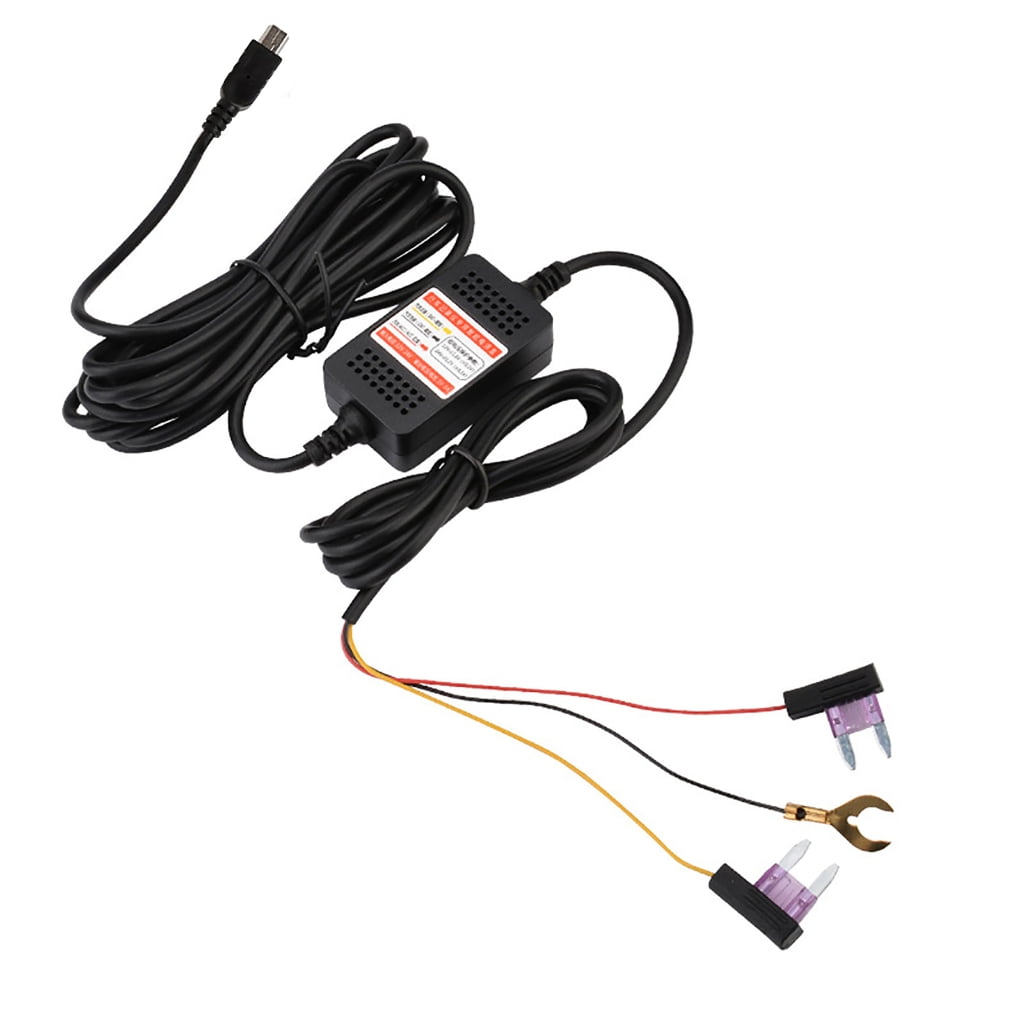 Necvior Universal Mini USB Car Power Boxes Cable Cord 12V~24V Input ...