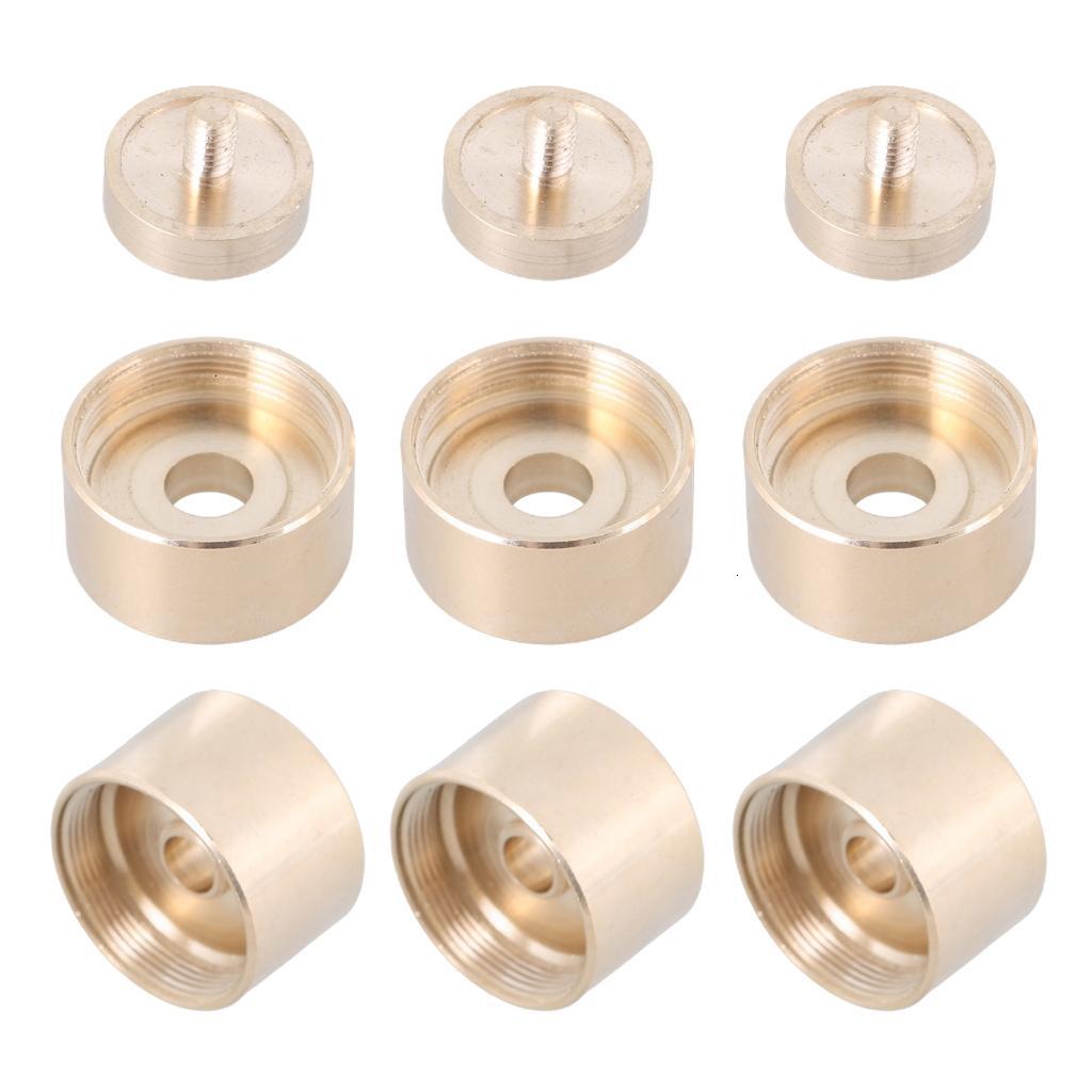 Necvior Upper and Lower Cover Trumpet Valves Screw Caps Trumpet Finger ...