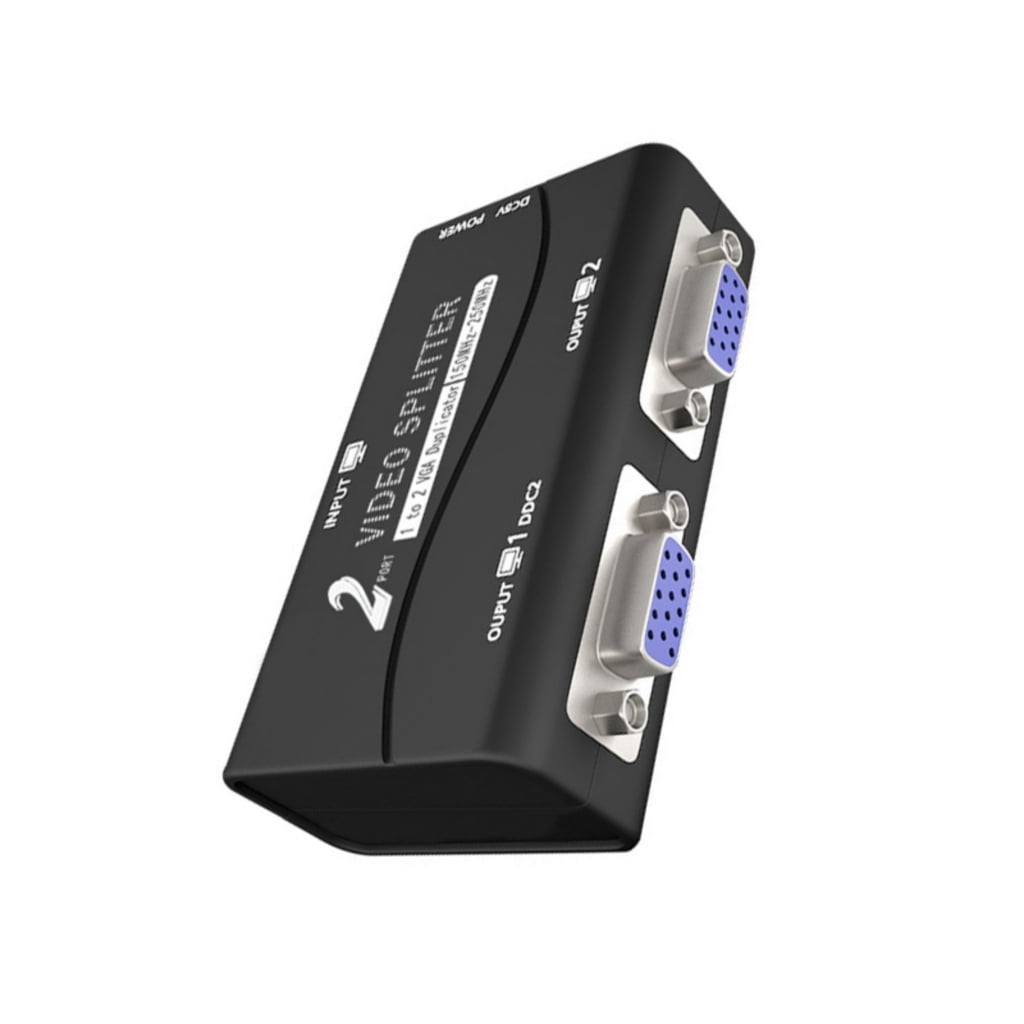 Necvior VGA Port Expander VGA Splitter For Connecting Two Displays ...