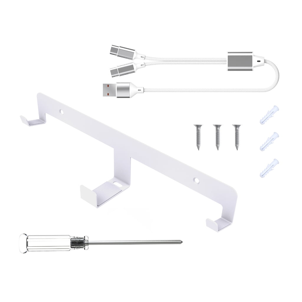 Necvior VR Wall Mount Storage Bracket with Charging Cable For PSVR 2 ...