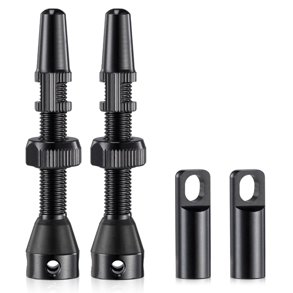 Necvior Valves Stem Caps with Valves Cores Remover Alloy 60mm Tubeless ...