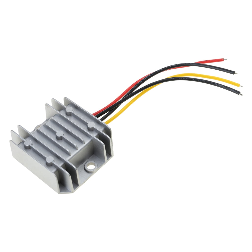 Necvior Aluminum Alloy Housing 12V~24V to 5V10A Converter Adapter Power Module Voltages ...