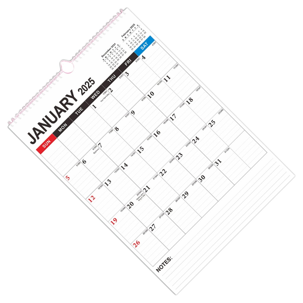 Necvior Wall Calendar 2025 School Year Planner English Edition Calendar ...