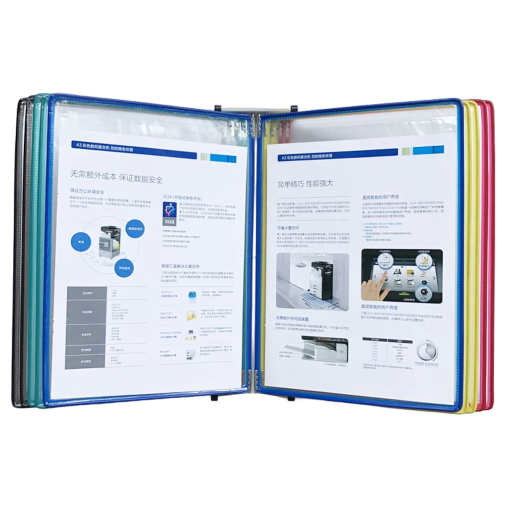 Necvior Wall Display Board System Wall Reference Organizers with 10 ...