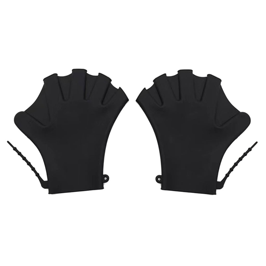 Necvior Webbed Swim Glove Finger Type Water Fins for Aquatic Training ...