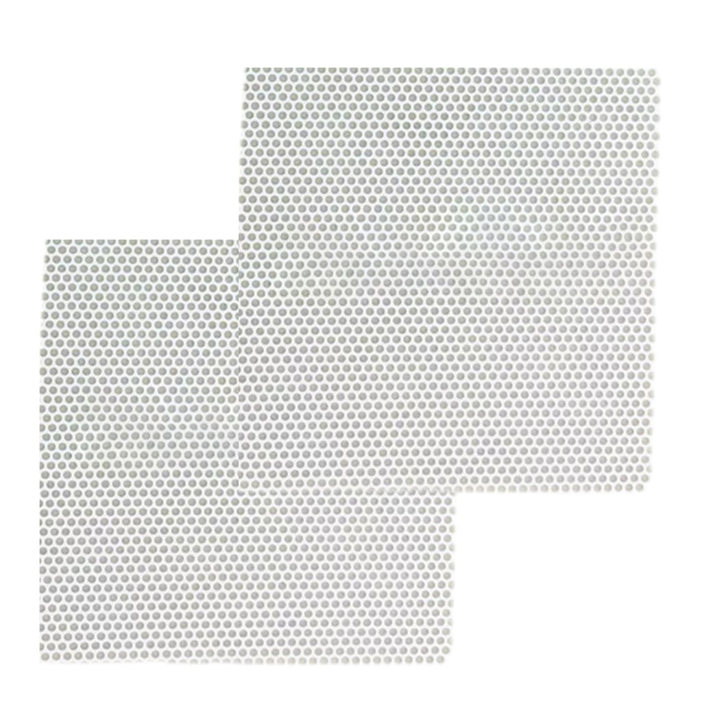 Necvior White PVC Computer Fan Filter Grills Case for Electrical ...