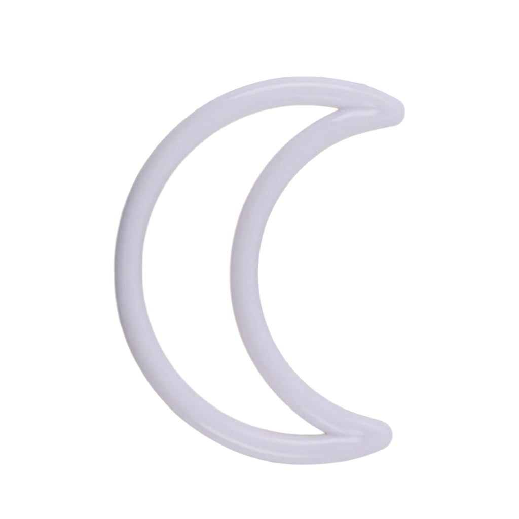 Necvior White Plastic Moon Pattern Craft for Dreamcatchers Making, DIY ...