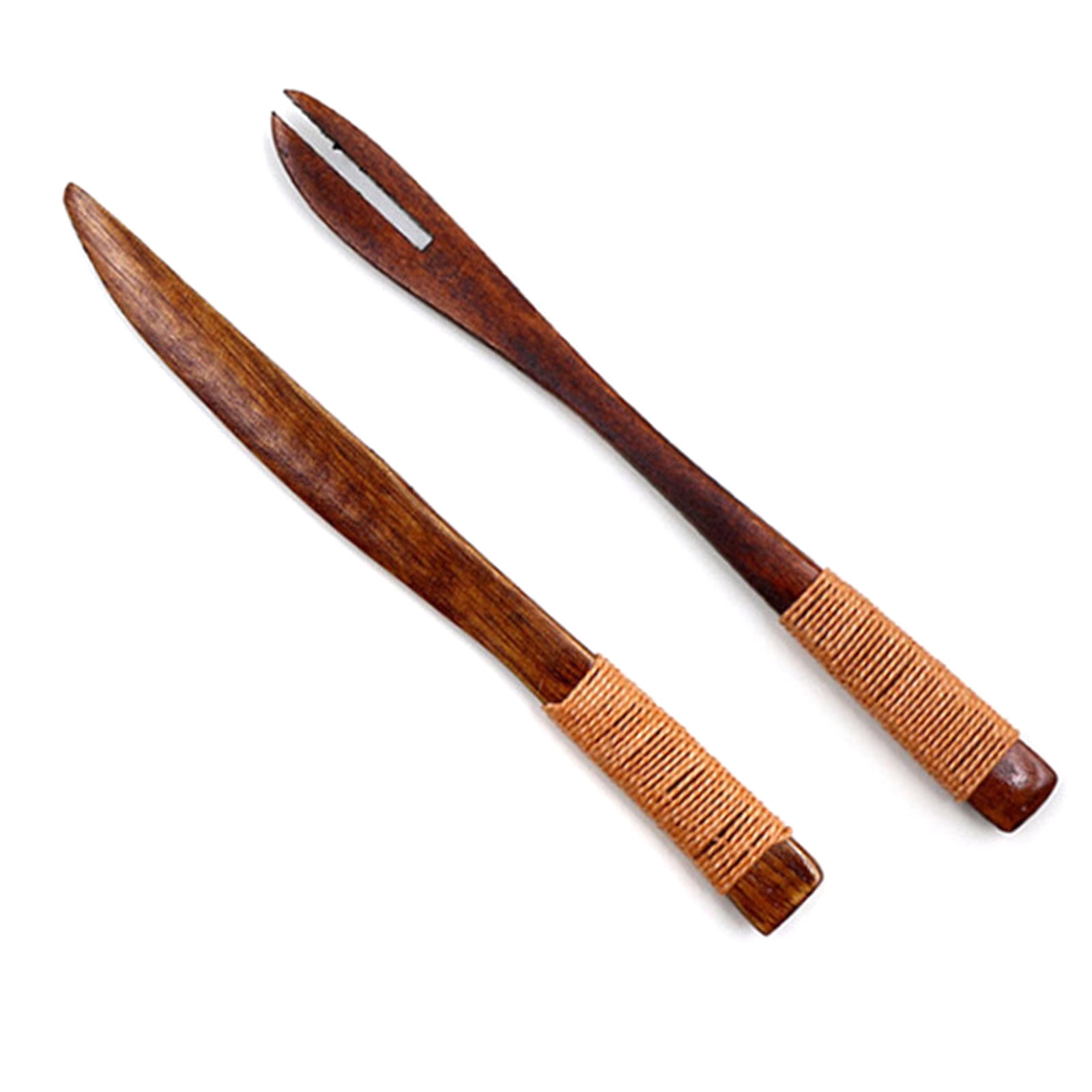 Necvior Wood Knife Kitchen Utensil Party Supplies Dessert Tablewares ...