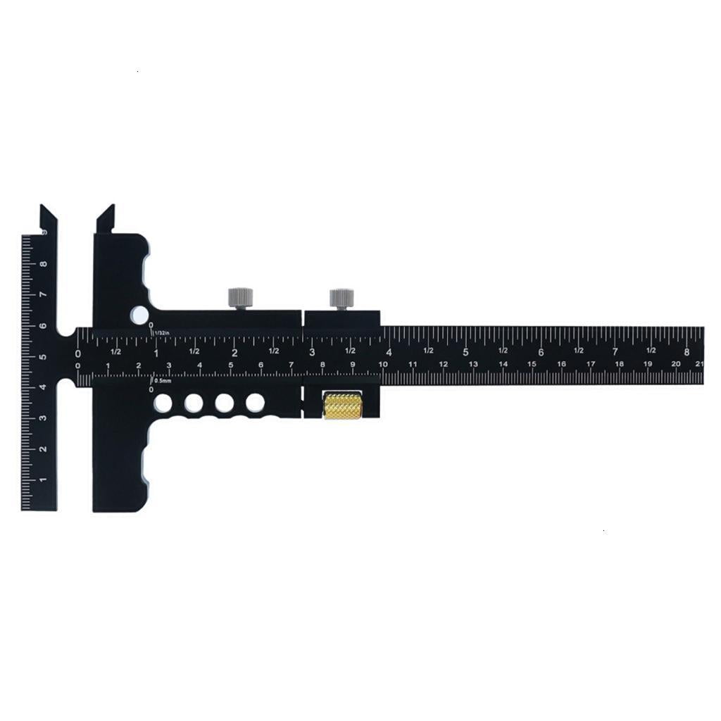 Necvior Woodworking Fine Tuning Scribe Metric inch Aluminum alloy T ...
