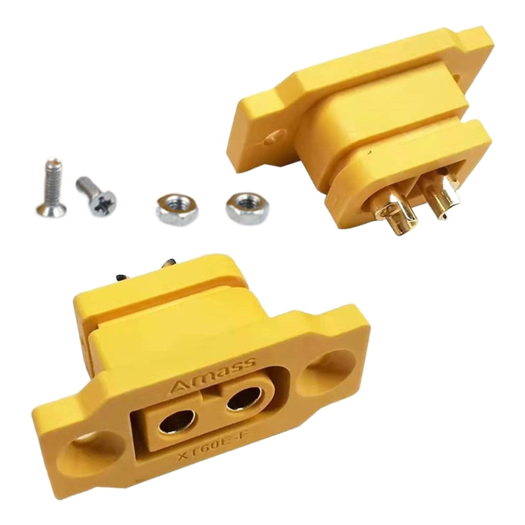 Necvior XT60E Fixed Mount Battery Soldering Connector Fixable XT60E ...