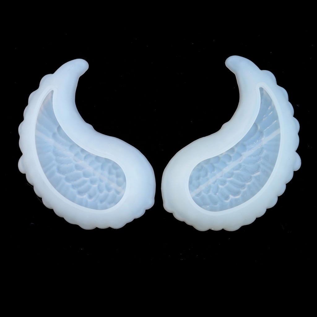 Necvior for Creative Wings Shape Dishes Plate Silicone Mold for DIY ...