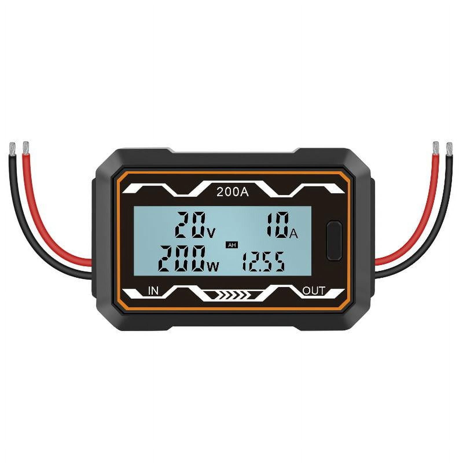 Necvior for Watt Meter High Power Watt Checker Tester 100/150/200A 0 ...