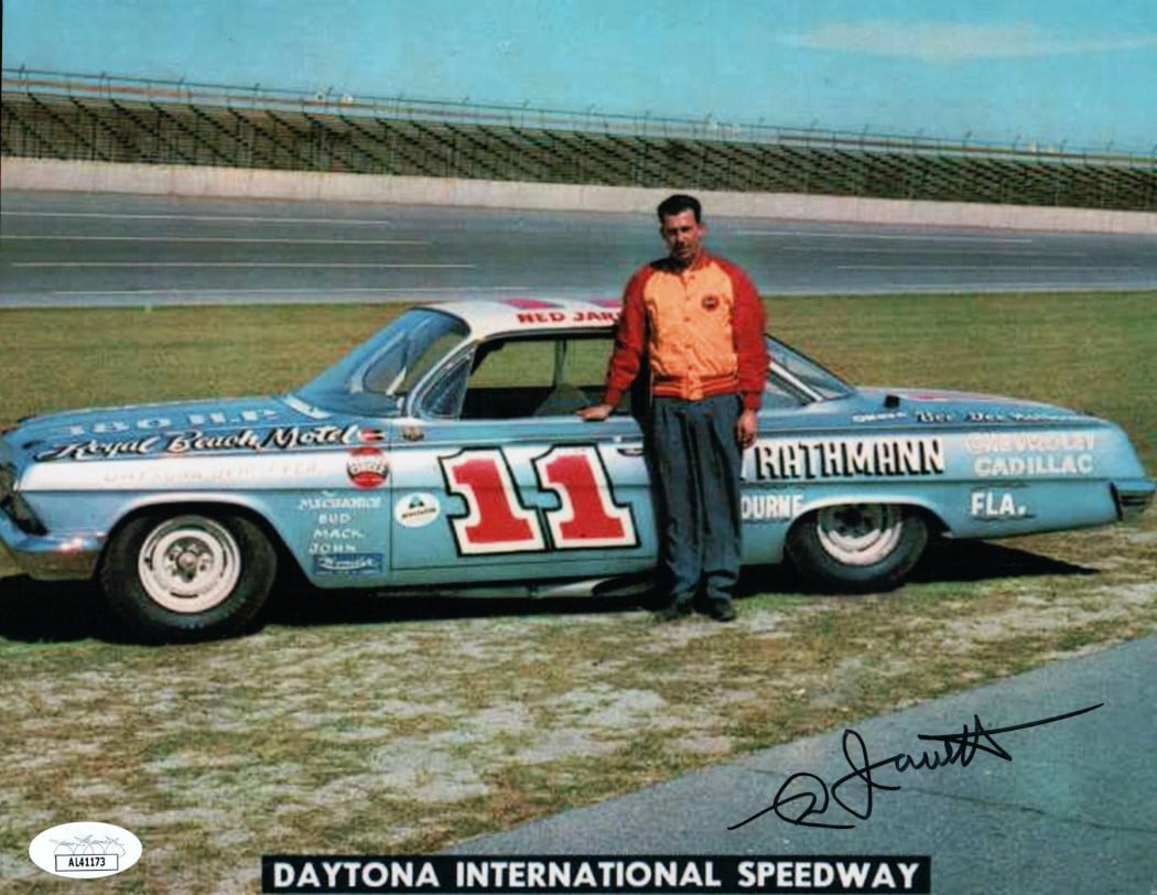 Ned Jarrett Signed Autographed 8X10 Photo Vintage NASCAR Legend JSA ...