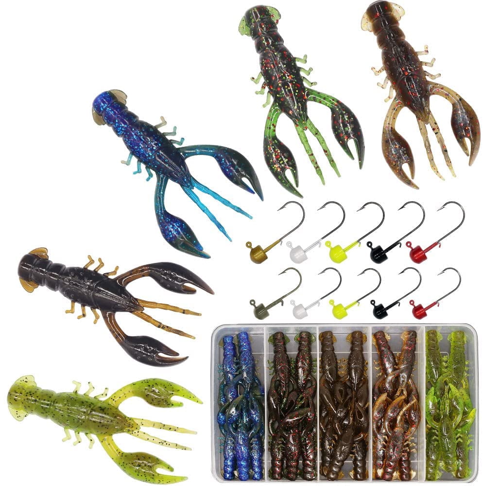 Ned-Rig-Kit-Finesse-Baits-Soft-Plastic-Worms-Fising-Lure for Bass Stick ...