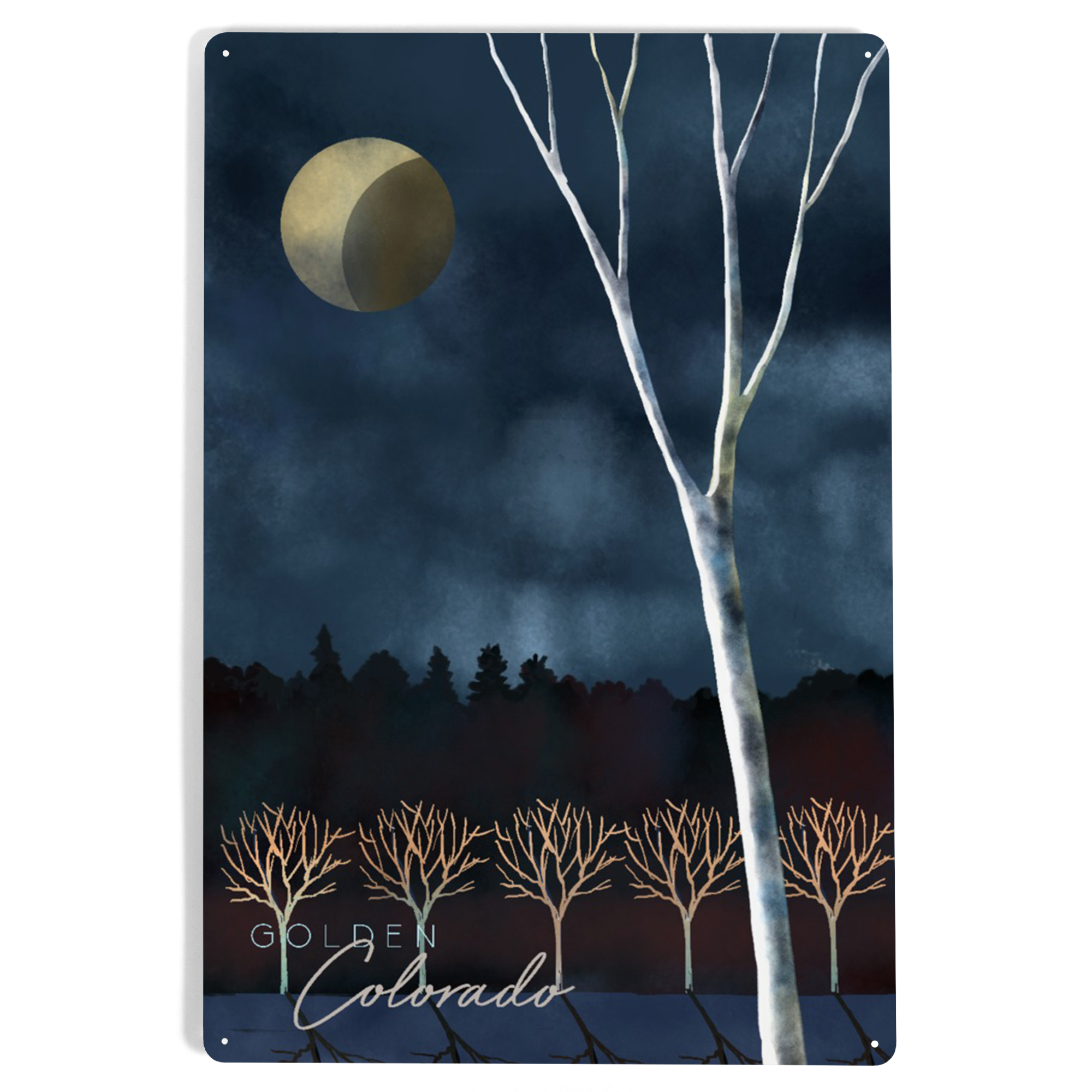 Nederland, Colorado, Quietly the World Awakens, Night Sky, Winter ...