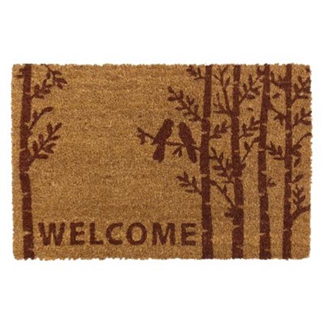 Nedia Home 16 x 24 in. Forest Welcome Super Scraper Door Mat - Brown ...
