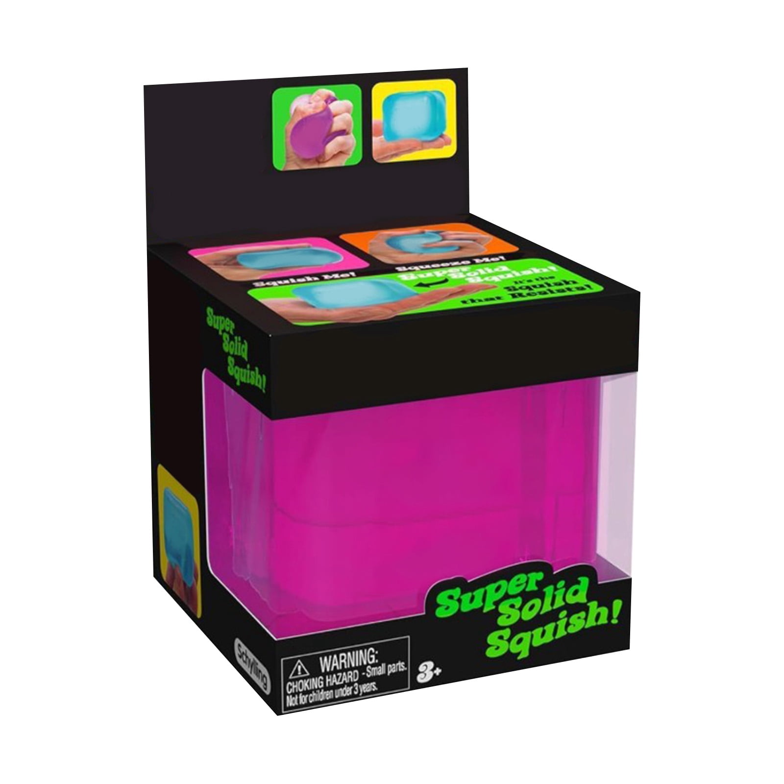 Nee D0h Nice Cube Squish Toy, Ages 3+ (Pink), - 2.25" Cube, Super Solid ...