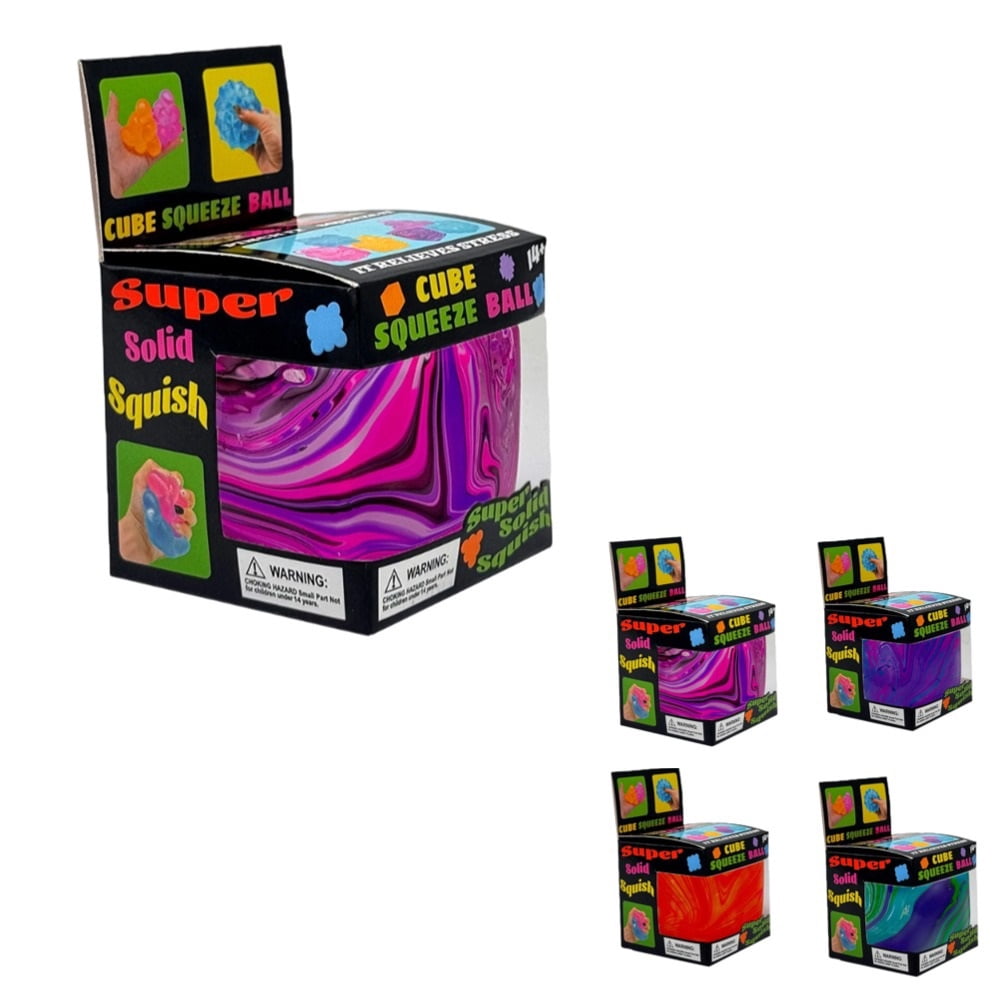 Nee D0h Nice Cube Swirl Sensory Toy, Jelly-Like Filling Sensory Fidget ...