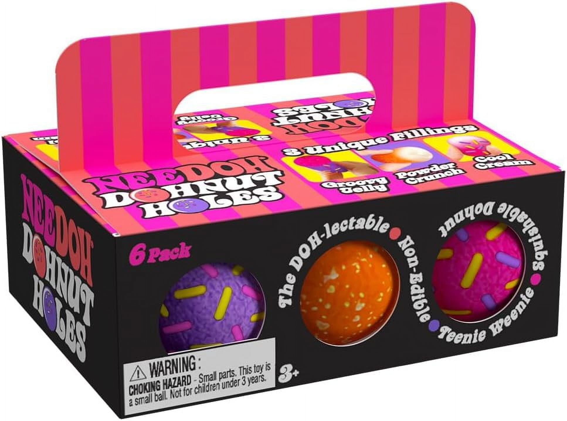 Nee Doh Donut Holes 6-Pack - Fun Stress Balls - Walmart.com