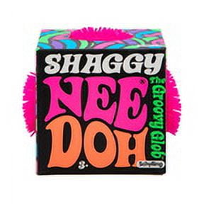 Nee Doh Groovy Stress Dough Shaggy Squeeze Ball Toy, Multiple Colors ...