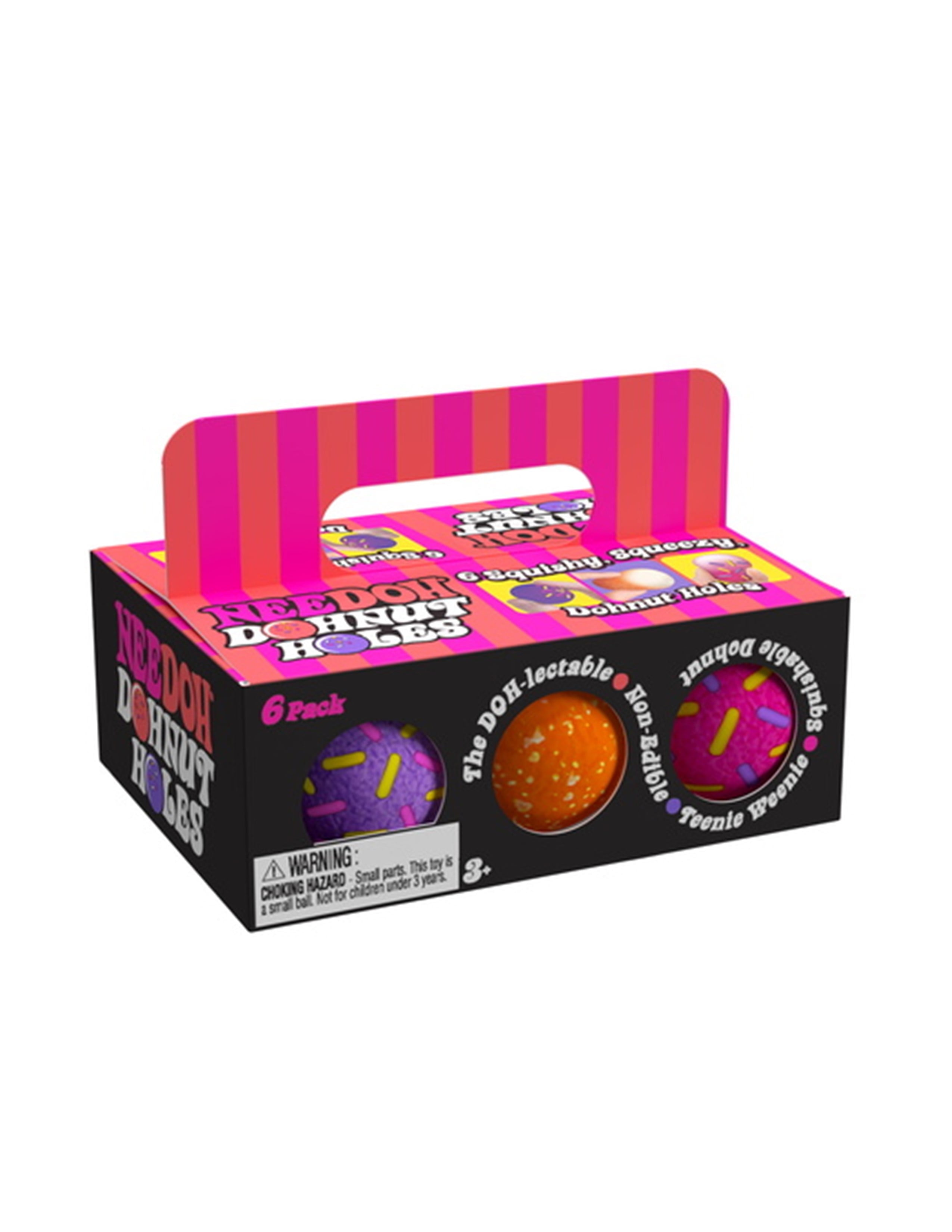 Nee-Doh Squishy Relaxing Sensory Fidget Stress Toy Donut Holes Teenie ...