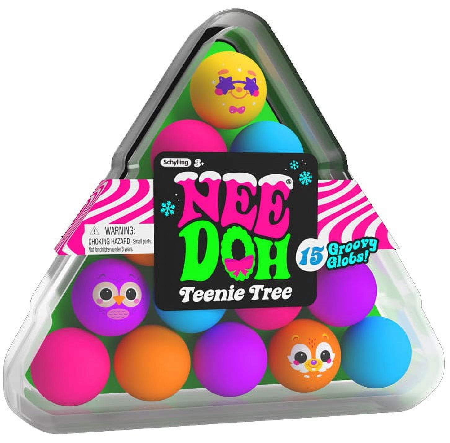 Nee Doh Teenie Tree – 15 Groovy Glob Stress Balls for Kids & Adults ...