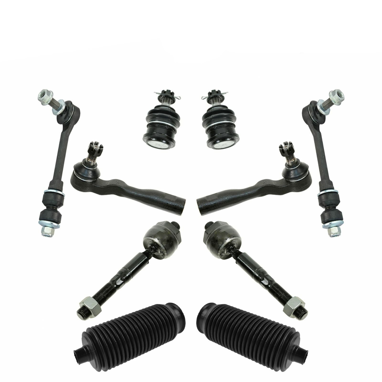 Nee Haoww 10-Piece Front Suspension Kit with Steering Rack Bellows ...