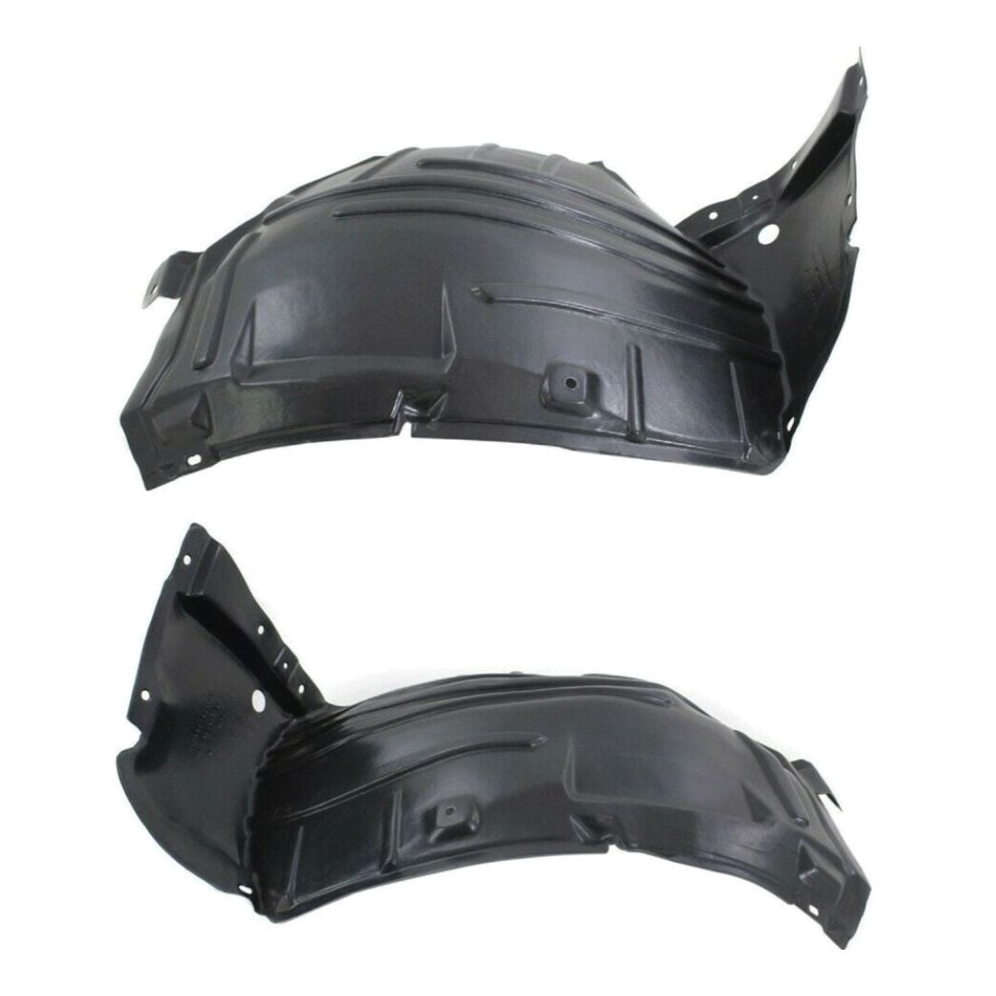 Nee Haoww 2-Piece Front Wheel Liner Set - Left and Right Side Plastic ...